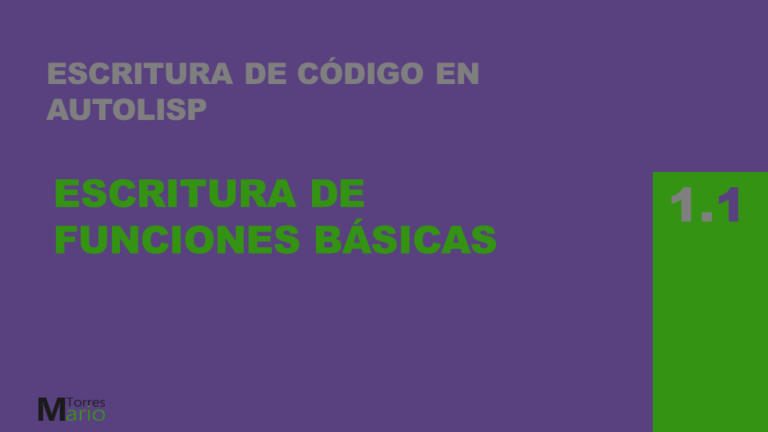 Aprende a programar en AutoLisp Post #3: Escritura de funciones básicas | DevCADLisp