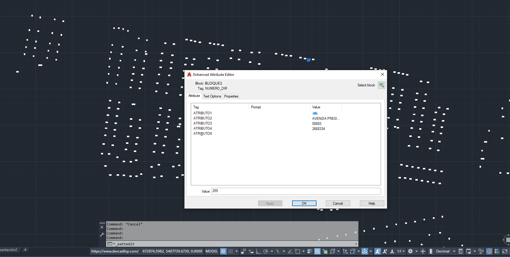 Rutina Lisp Para Insertar Bloques Con N” Atributos Desde Un Archivo Csv Devcadlisp