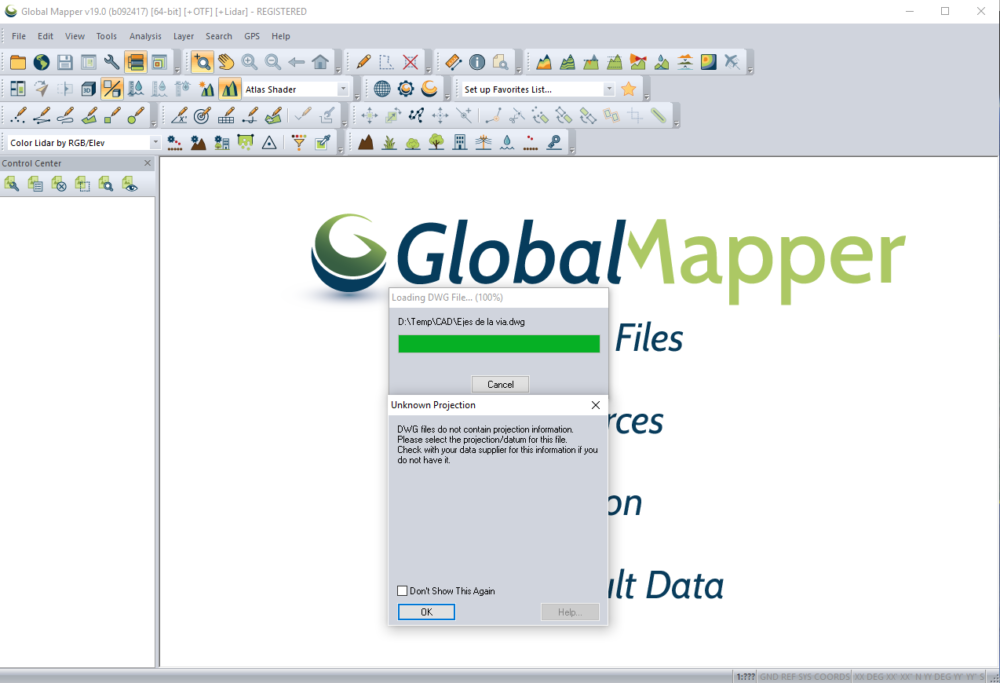 Exportar entidades de AutoCAD a Google Earth con Global Mapper | DevCADLisp
